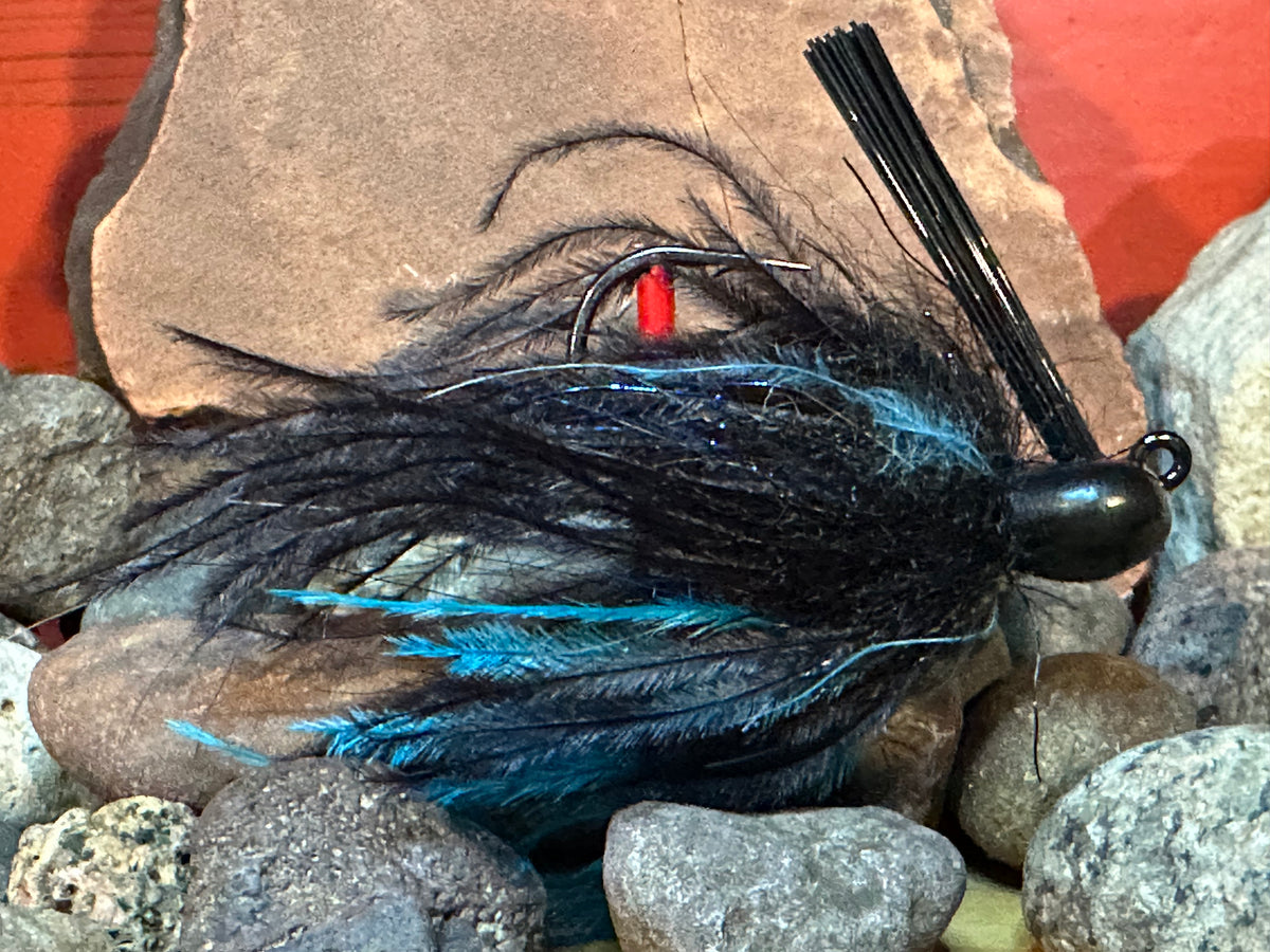Sparkie Flipping Jig - Black Blue – On the Fly Tackle